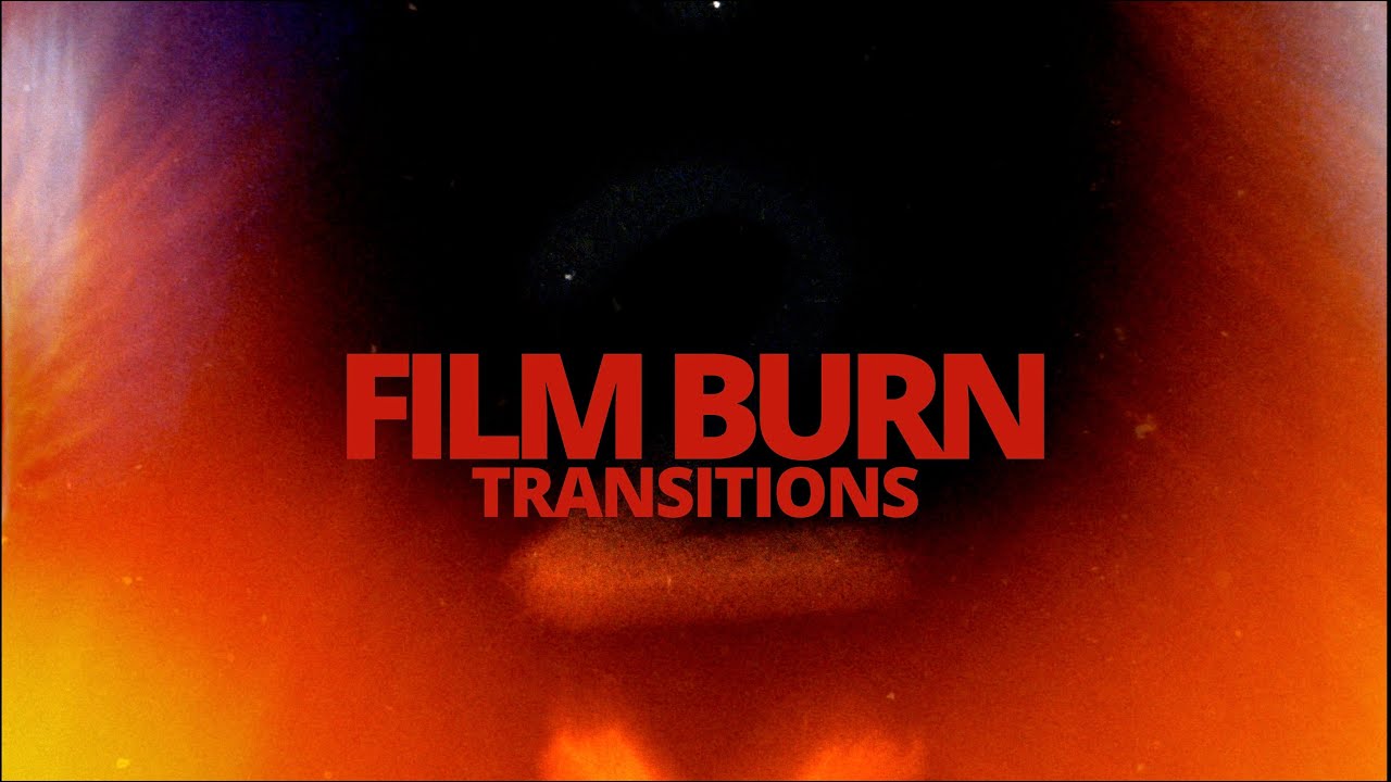 Cinematic film burn transition overlay effect in 4k - YouTube