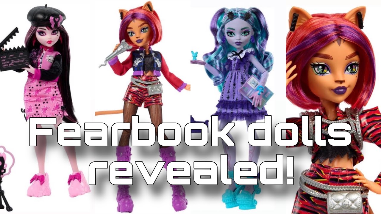 MONSTER HIGH NEWS! NEW G3 Fearbook collection revealed! New Toralei ...
