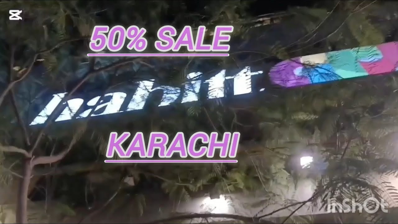 Habit visit 😁 in Karachi tipu sultan road 😆 50% sale 😱 - YouTube