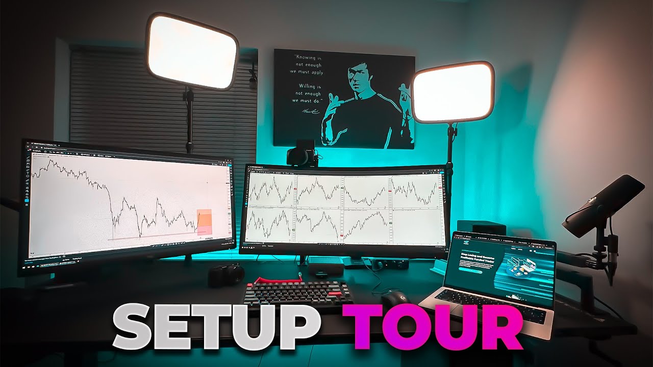 MY $8,000 TRADING & GAMING SETUP TOUR! - YouTube