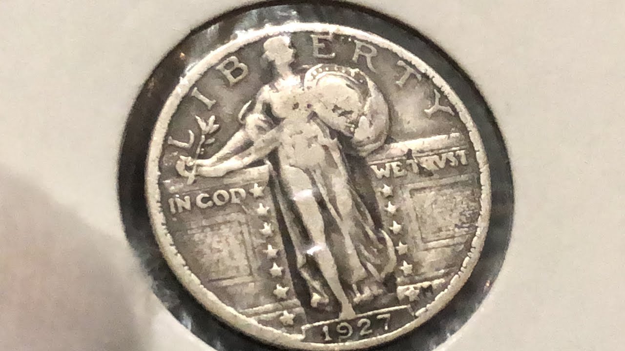 1927 Standing Liberty Quarter Coin Review - YouTube