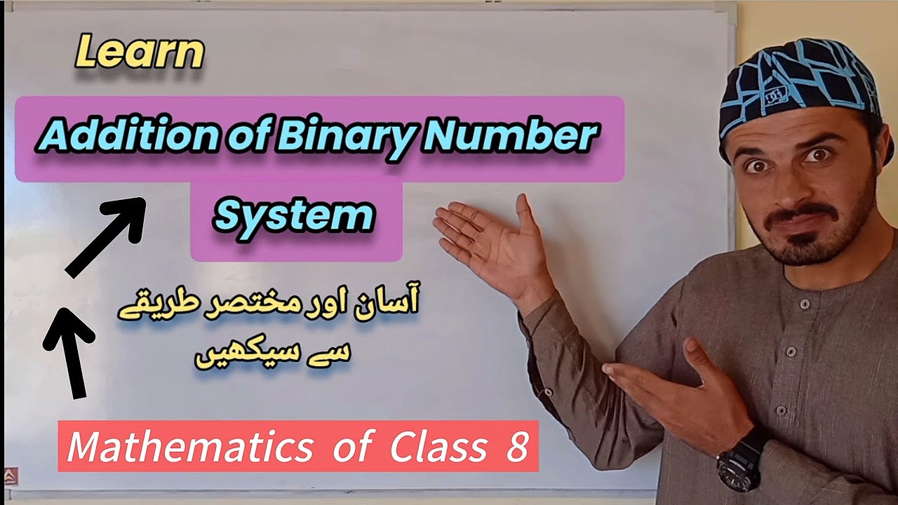 How To Add Two Binary Numbers Balochistan Board Class8th Maths Exercise Youtube