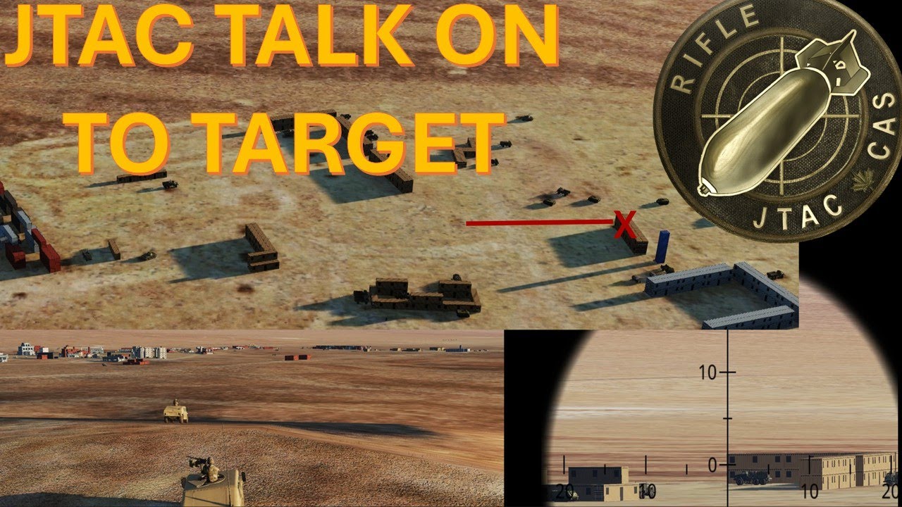 JTAC TALKS A10 ONTO TARGET IN NEVADA | DCS | JTAC | CAS | - YouTube