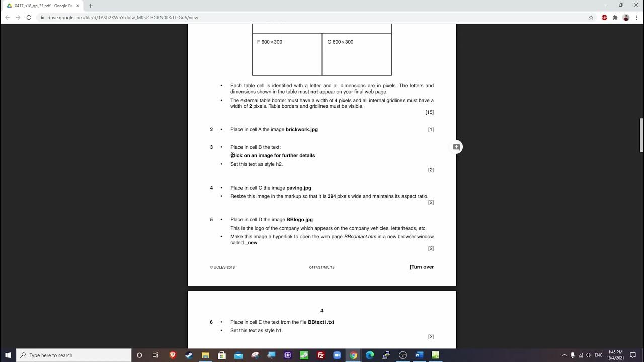 IGCSE ICT Summer 2018 P31 - Web Authoring - YouTube