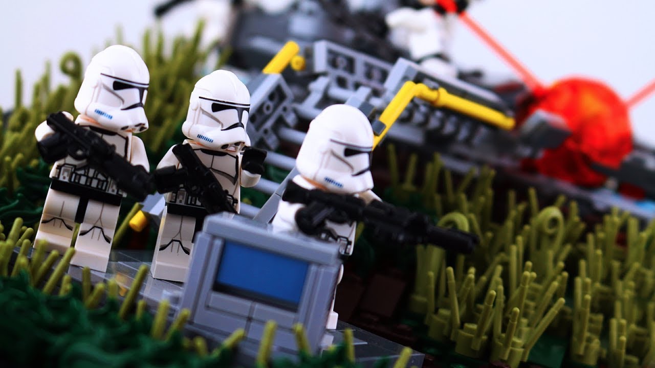 Lego Star Wars "Convoy Opposition on Talus" | Clone Wars MOC - YouTube