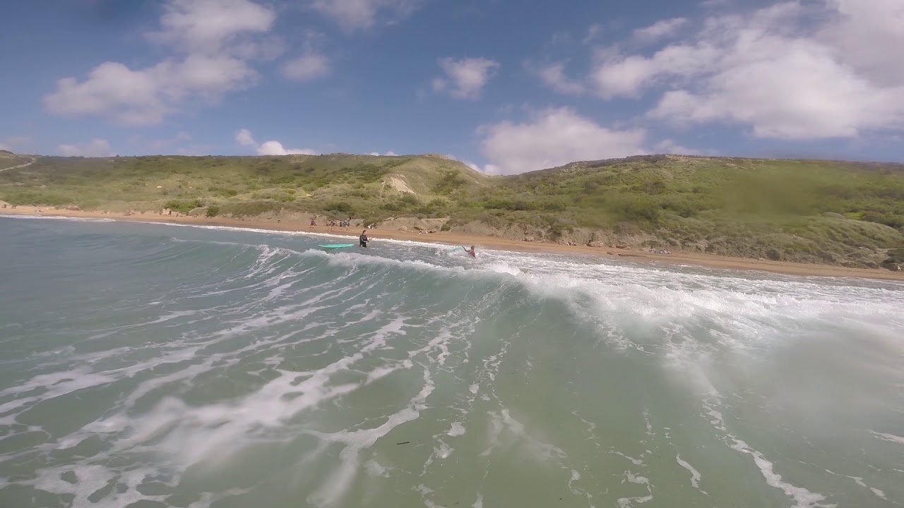 Malta surf school _Beginner surf Lesson 2019 Well done ALIKI ...