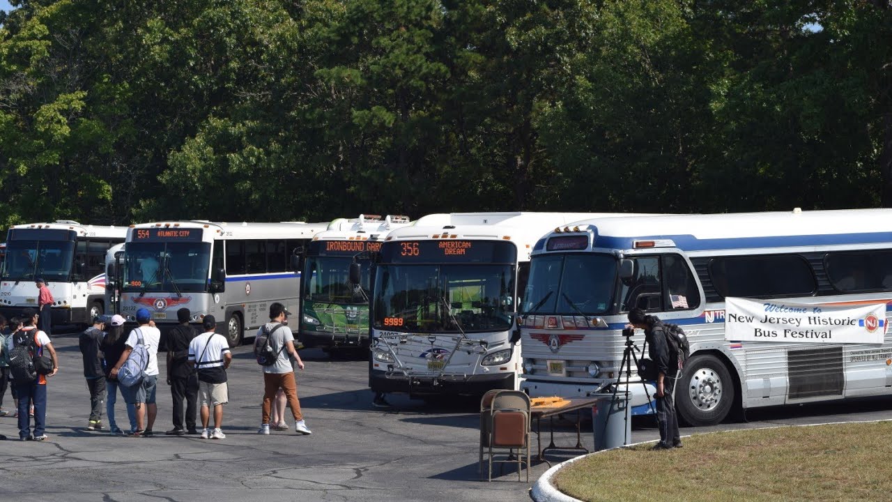 New Jersey Historic Bus Festival of 2024 - YouTube