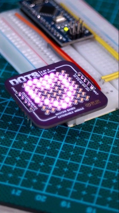 DIY 8x8 LED Matrix 🤟#arduino #electronics #diy #shorts - YouTube