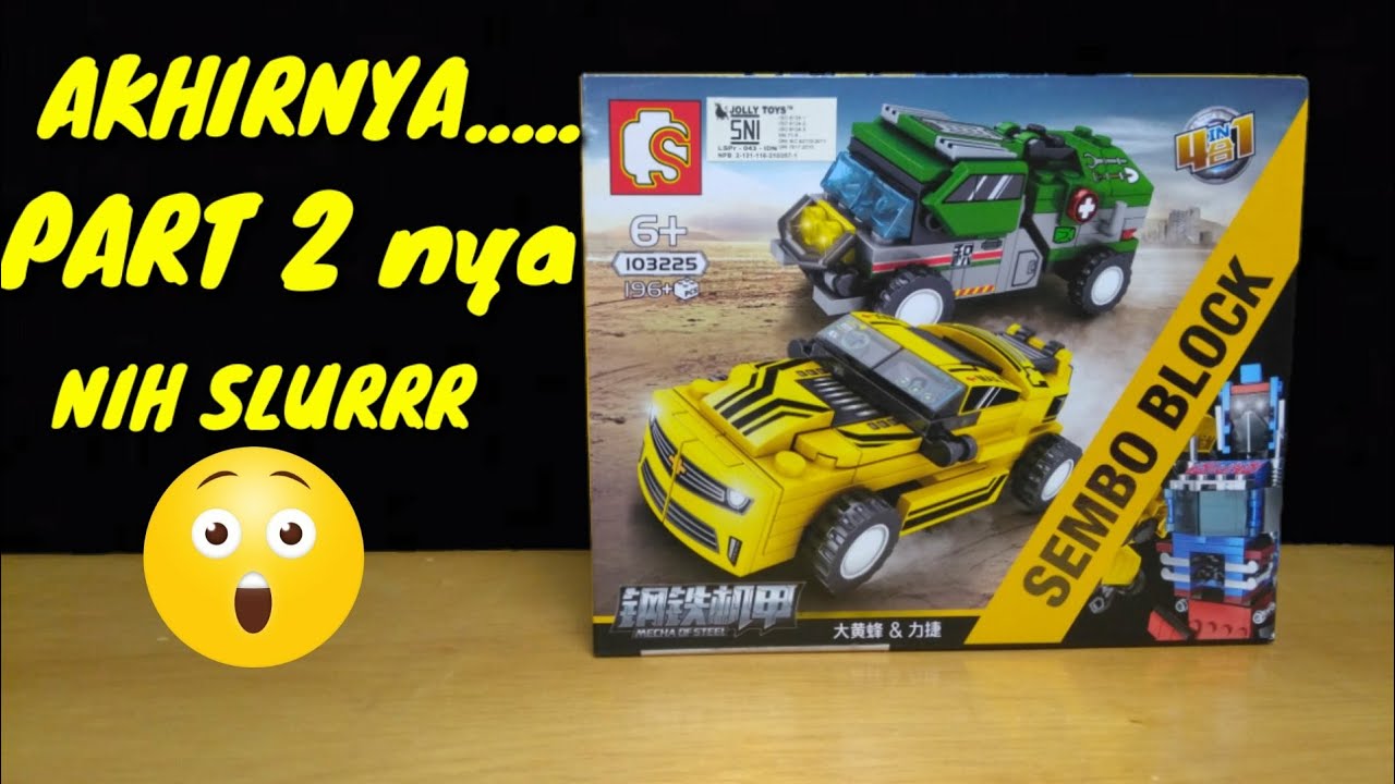 Lego Transformers Sembo Block 103225 [[ PART II ]] - YouTube