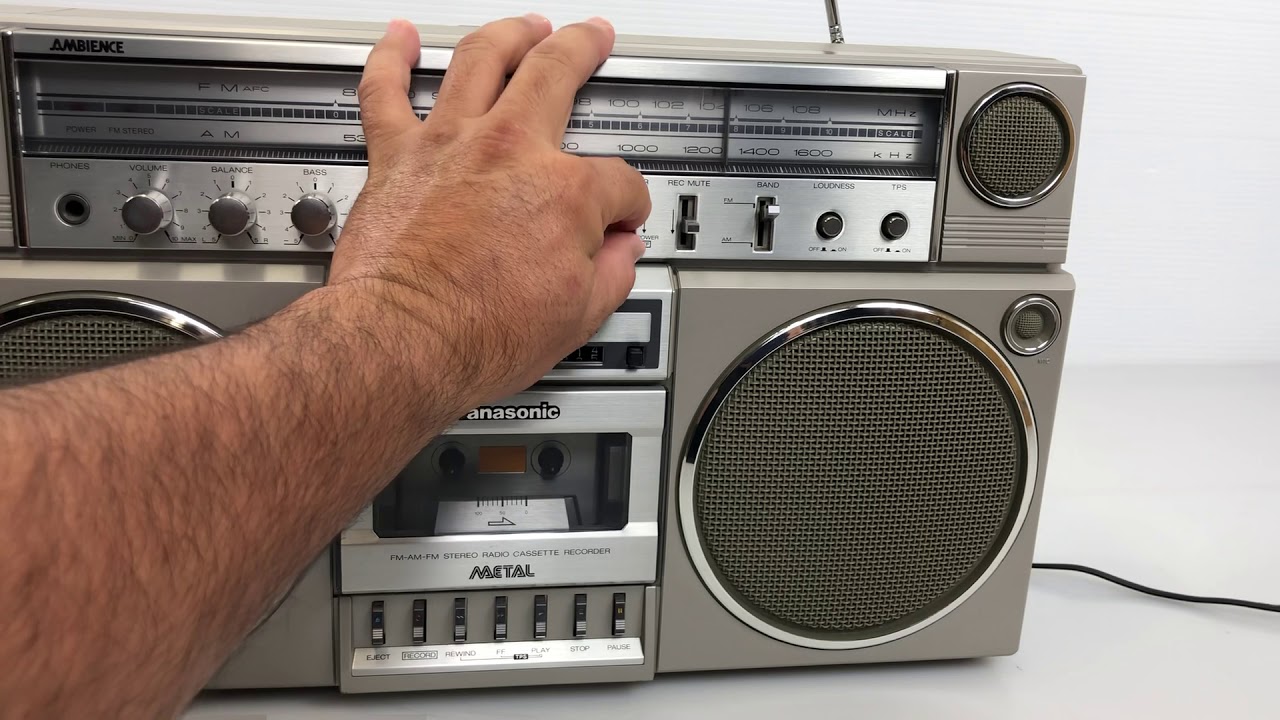 Panasonic Ambience RX-5150 Boombox - YouTube