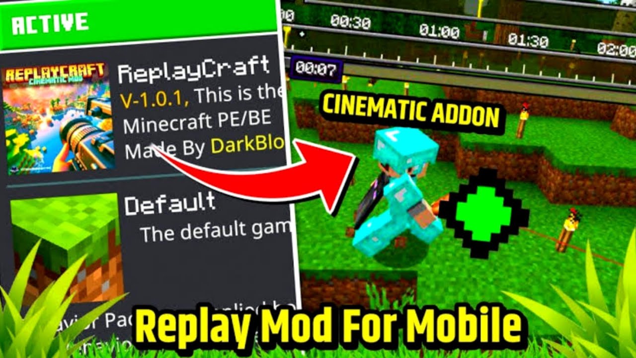 Minecraft Pe 1.20+ Best [Replay Mod]🔥 | Minecraft Pe Cinematic - YouTube