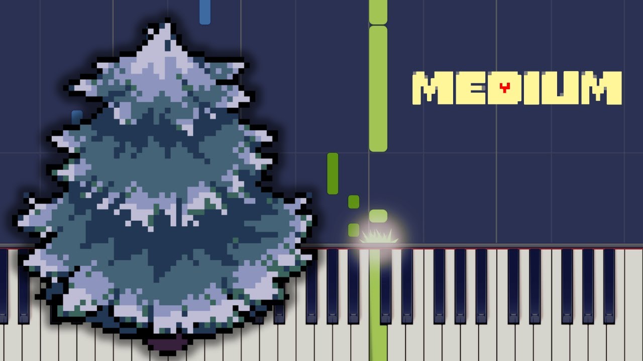 Undertale - Snowdin Town Theme [Piano Tutorial] - YouTube