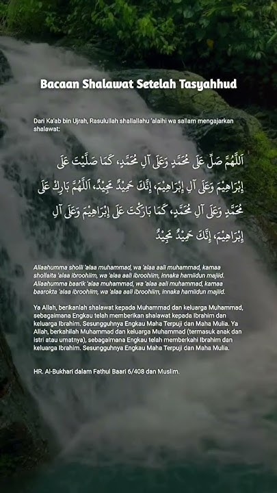 Bacaan Shalawat Setelah Tasyahhud. #allah #shalawat #shalawatnabi #doa #doamustajab #shorts #fyp ...