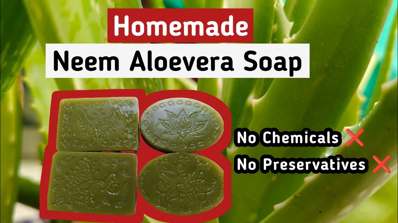 Neem Aloevera Soap Making at Home | घर पर नीम का साबुन कैसे बनाएं ...