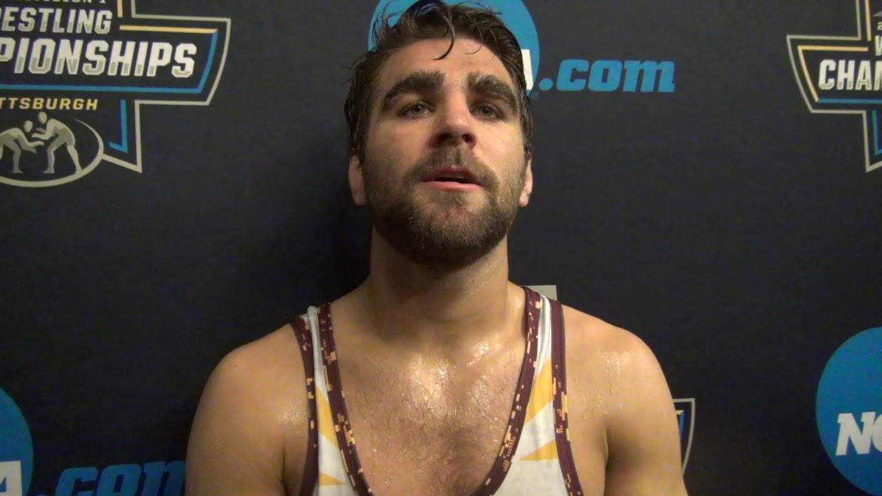 Josh Shields (Arizona State) after Quarterfinal win at 165 at 2019 ...