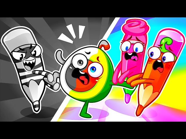 Color Drawing Pencils for Kids | Funny Song For Baby - Videos For Kids