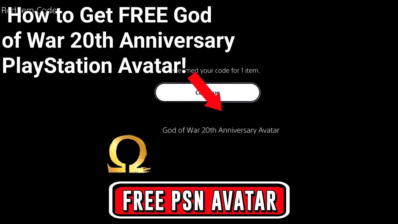 How to get God of War 20th Anniversary Avatar Free All Region Codes ...