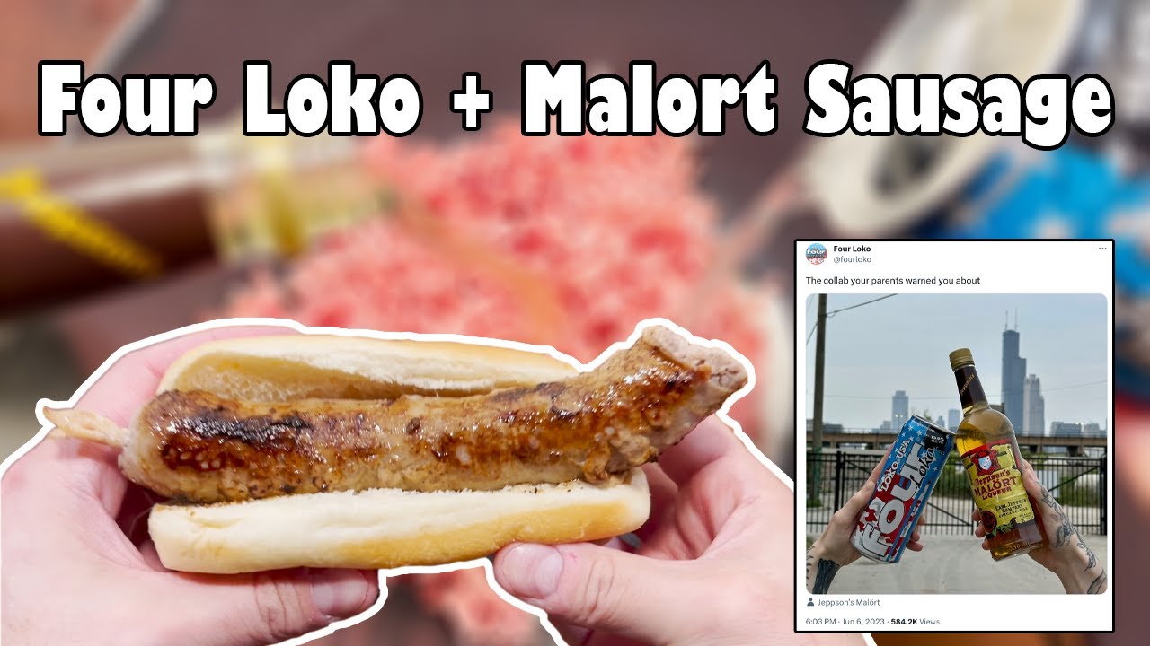 Four Loko + Malort Sausage - YouTube