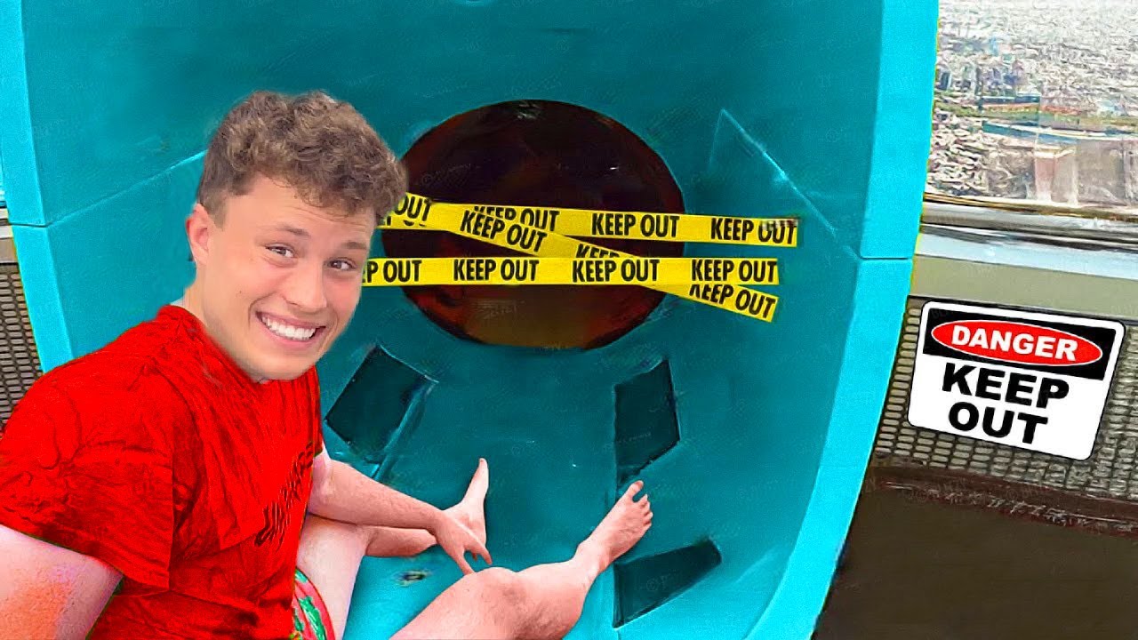 Bryton Myler went on a BANNED waterslide then.. - YouTube