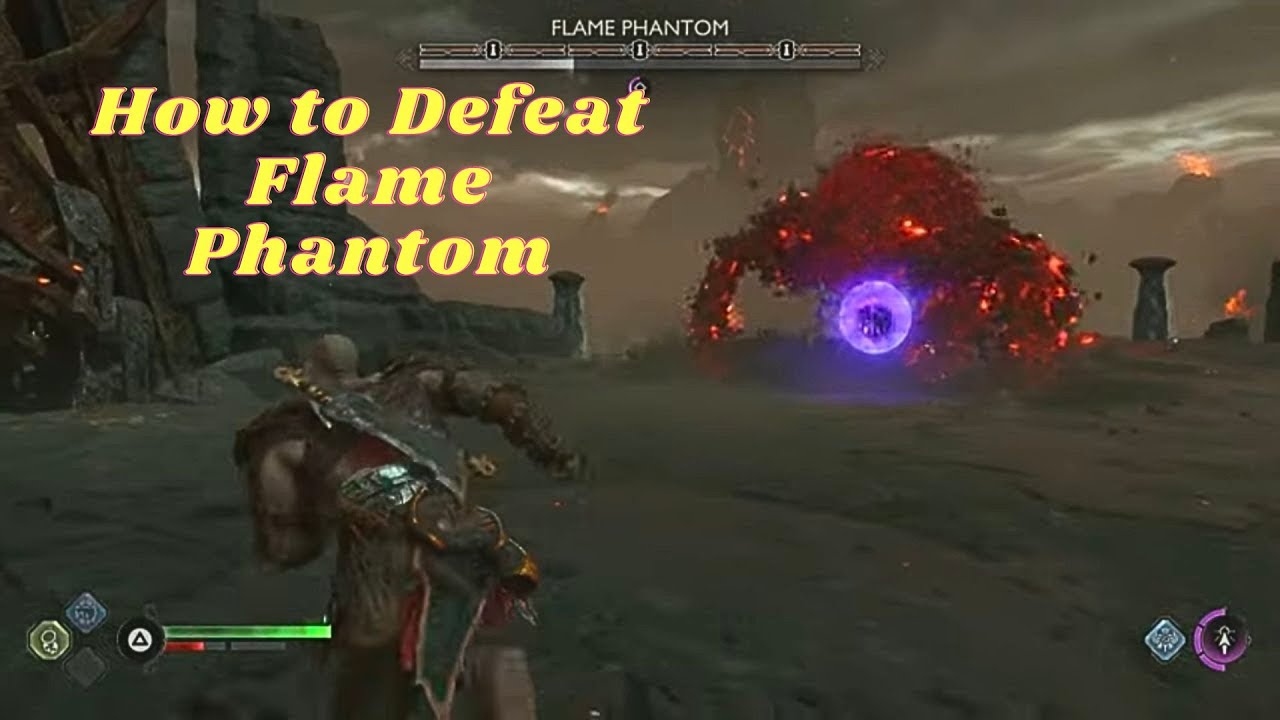 How to Defeat Flame Phantom - God of War Ragnarok Gameplay!! - YouTube
