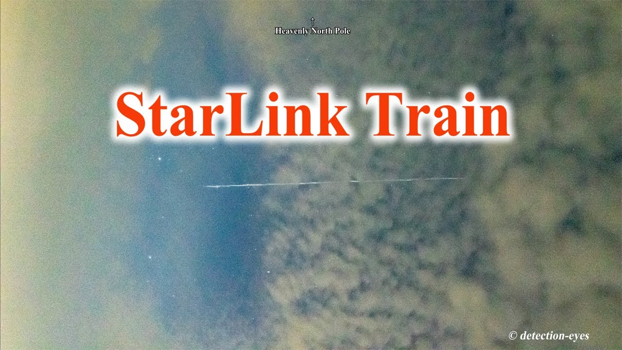 スターリンク・トレインを撮ってみた SpaceX Starlink satellite train 2020 06 16 - YouTube