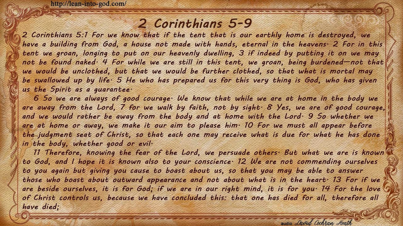 2 Corinthians 5-9 - YouTube