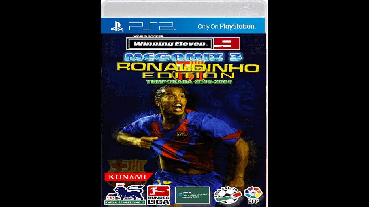 [PS2] WE9 - MEGAMIX 3 (Ronaldinho Edition) RARIDADE EXCLUSIVA!!! - YouTube