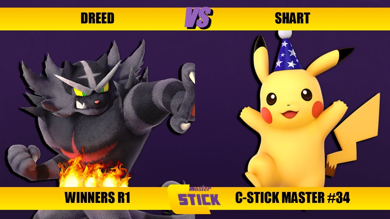 C-Stick Master 34 - Winners R1 - Dreed (Incineroar) vs Shart (Pikachu ...