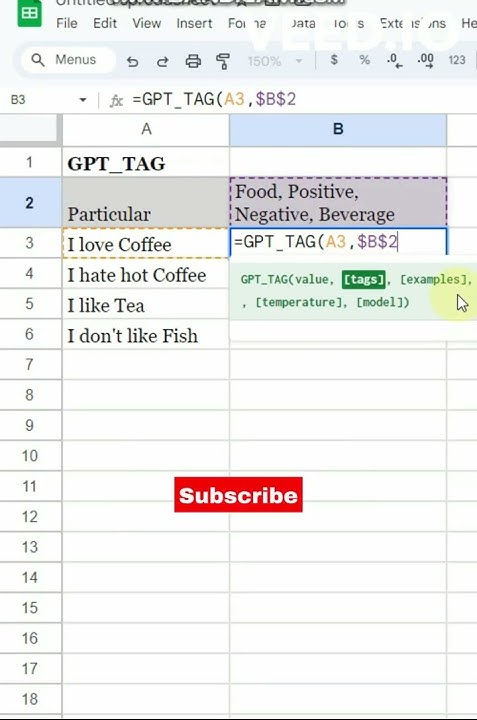 GPT TAG #shorts #shortvideo #excel #exceltutorial #ytshorts #trending - YouTube
