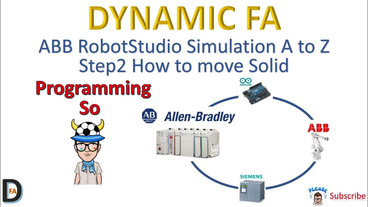 ABB RobotStudio Simulation A to Z Step2. How to move Solid #SmartComponent - YouTube
