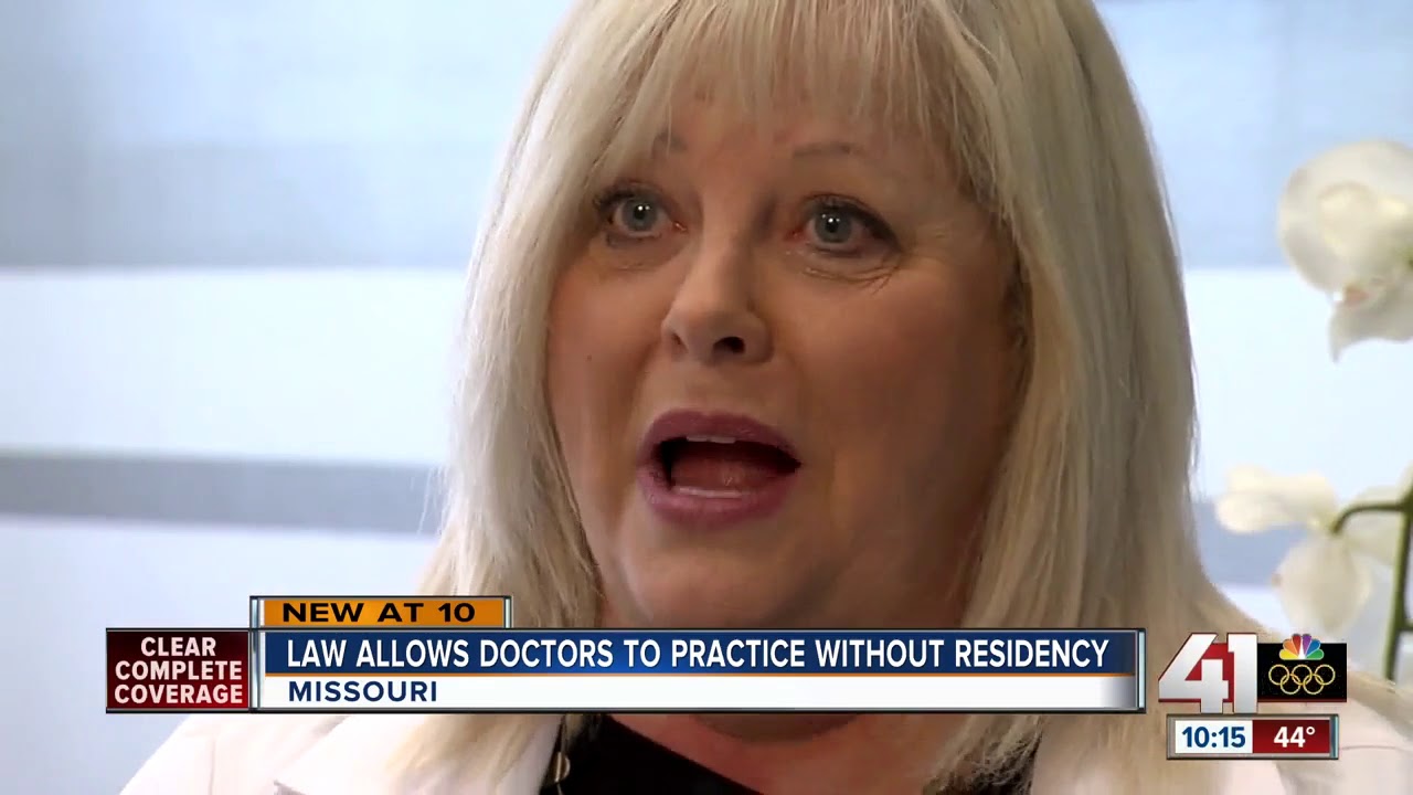 MO allows doctors to practice without residency - YouTube