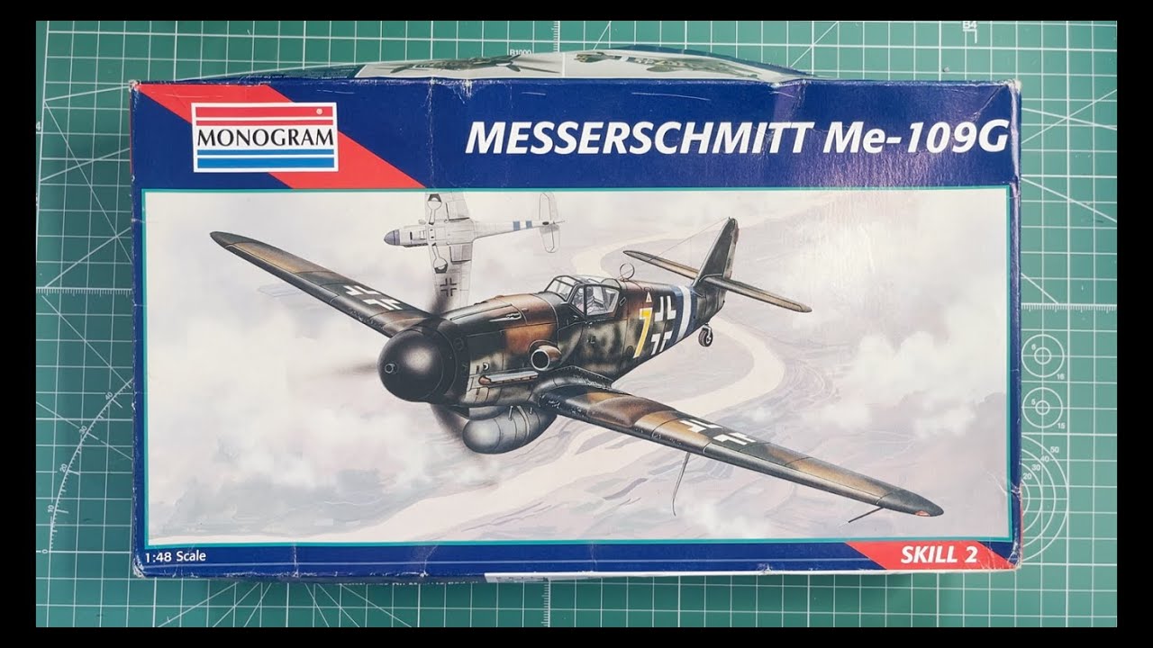 Monogram Messerschmitt Me 109G 1/48 Scale Model - YouTube