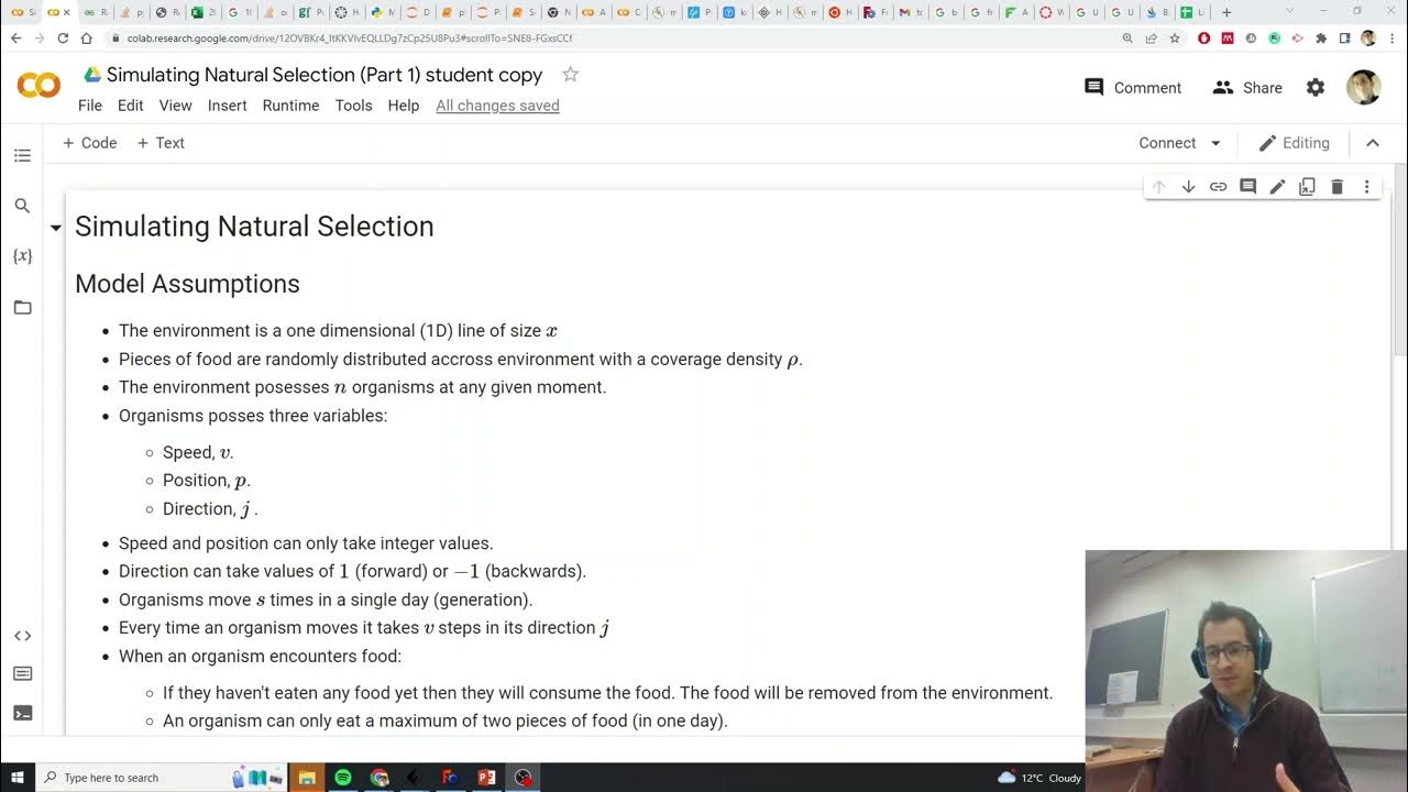 Simulating Natural Selection with Python (Part 1) - YouTube