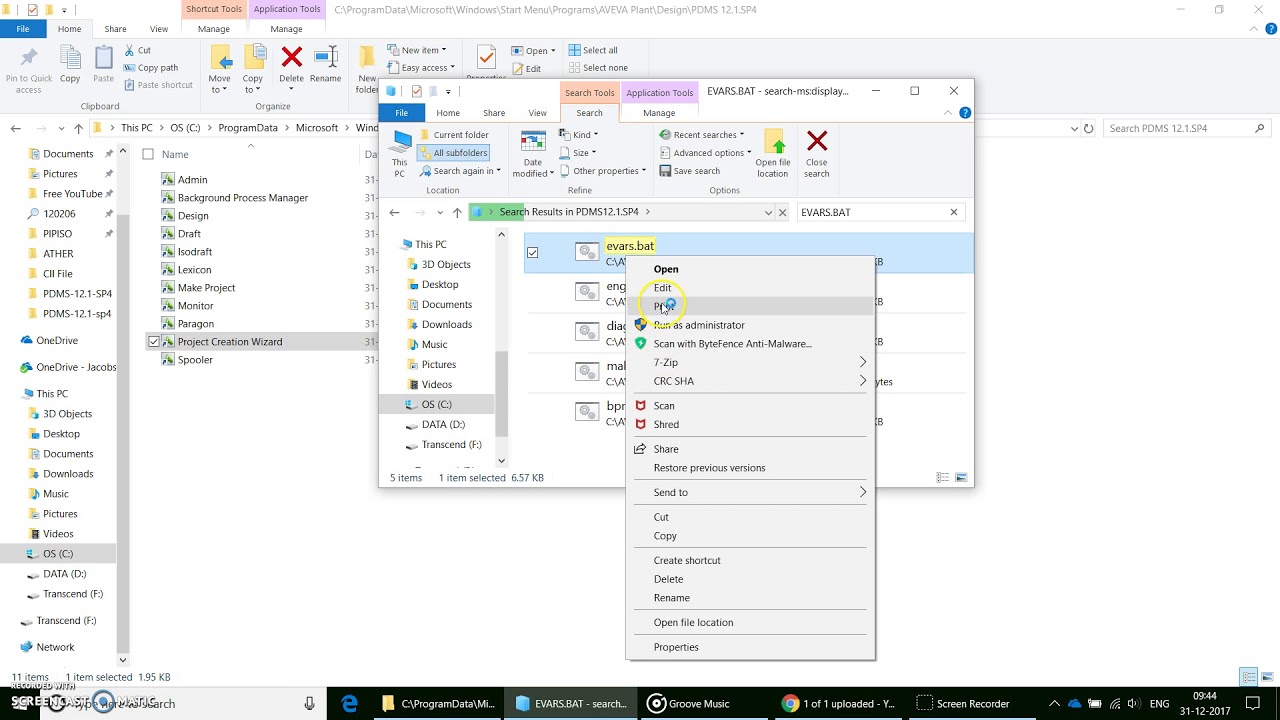 PDMS PROJECT CREATION - YouTube