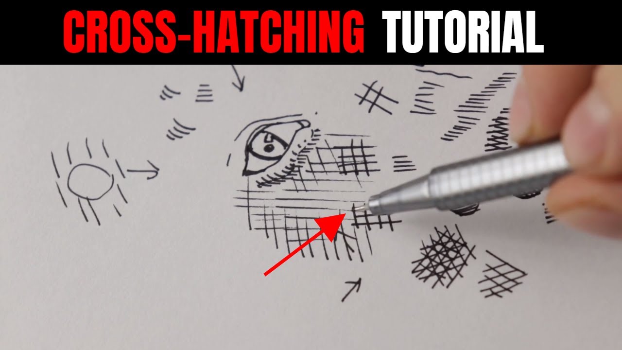 Drawing Tutorial | Cross Hatching Tips - YouTube