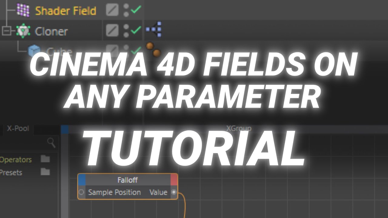 Cinema 4D Fields on ANYTHING tutorial | Simple Xpresso setup - YouTube