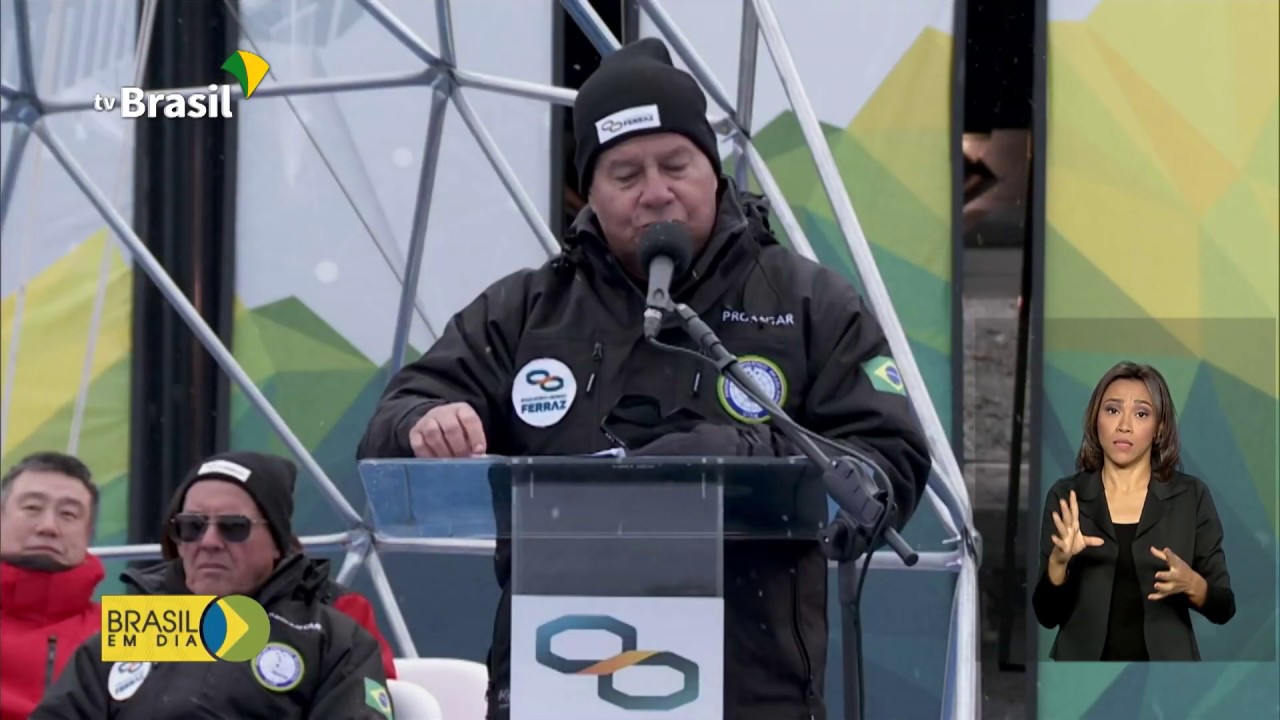 Inaugurada a base do Brasil na Antártica - YouTube