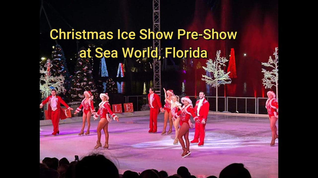 Christmas Ice Show pre-show at Sea World #christmas #iceshow #pre-show ...
