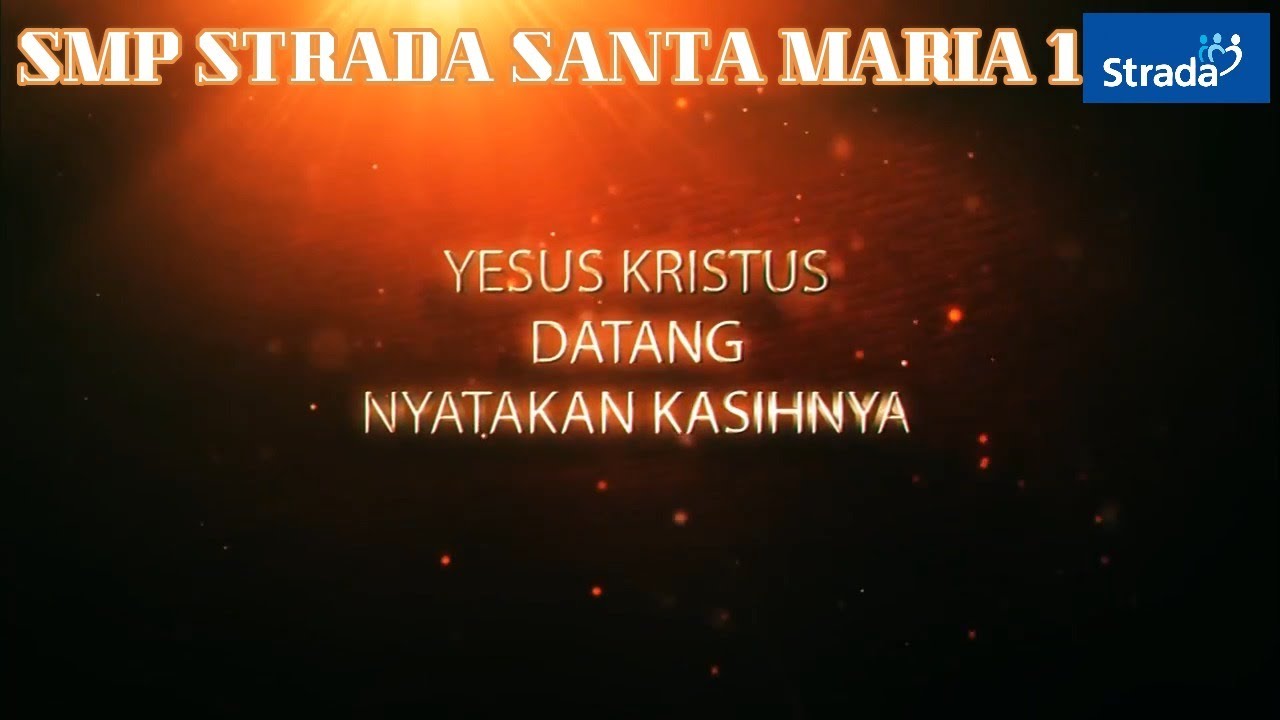 Ibadat Perayaan Paskah SMP Strada Santa Maria 1 - YouTube