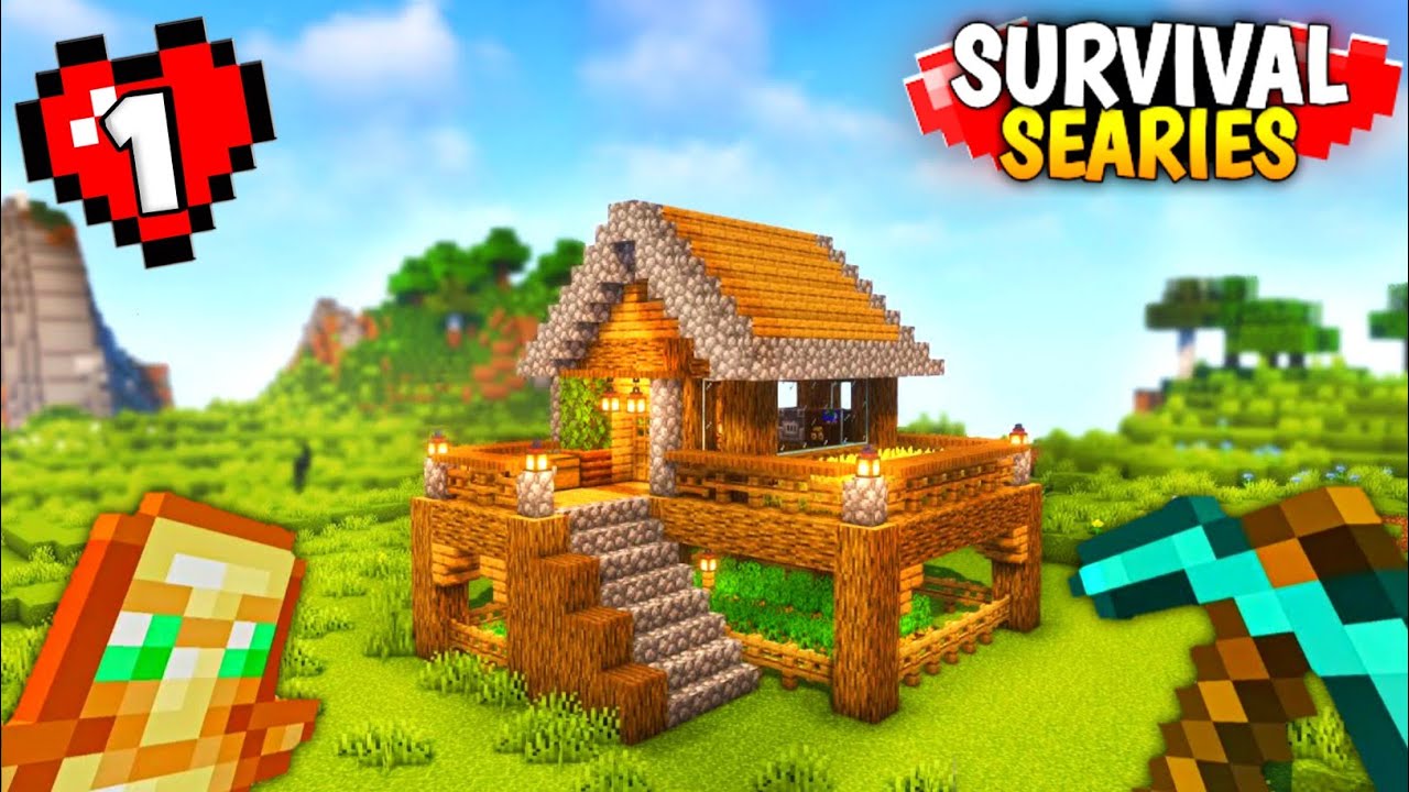 I Made Op Survival Base & Armour 🤯 | Minecraft PE 🔥 Survival Series Ep ...