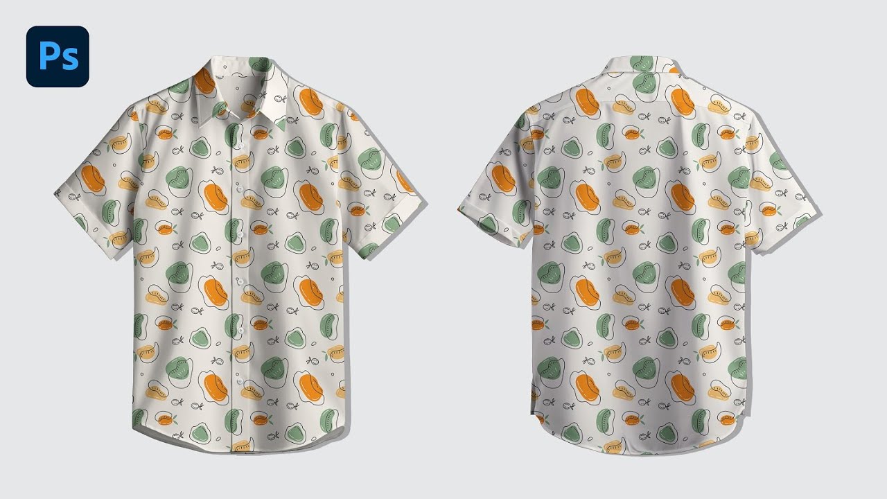 Mockup Kemeja Lengan Pendek PSD / Short Sleeve Mockup Psd - YouTube