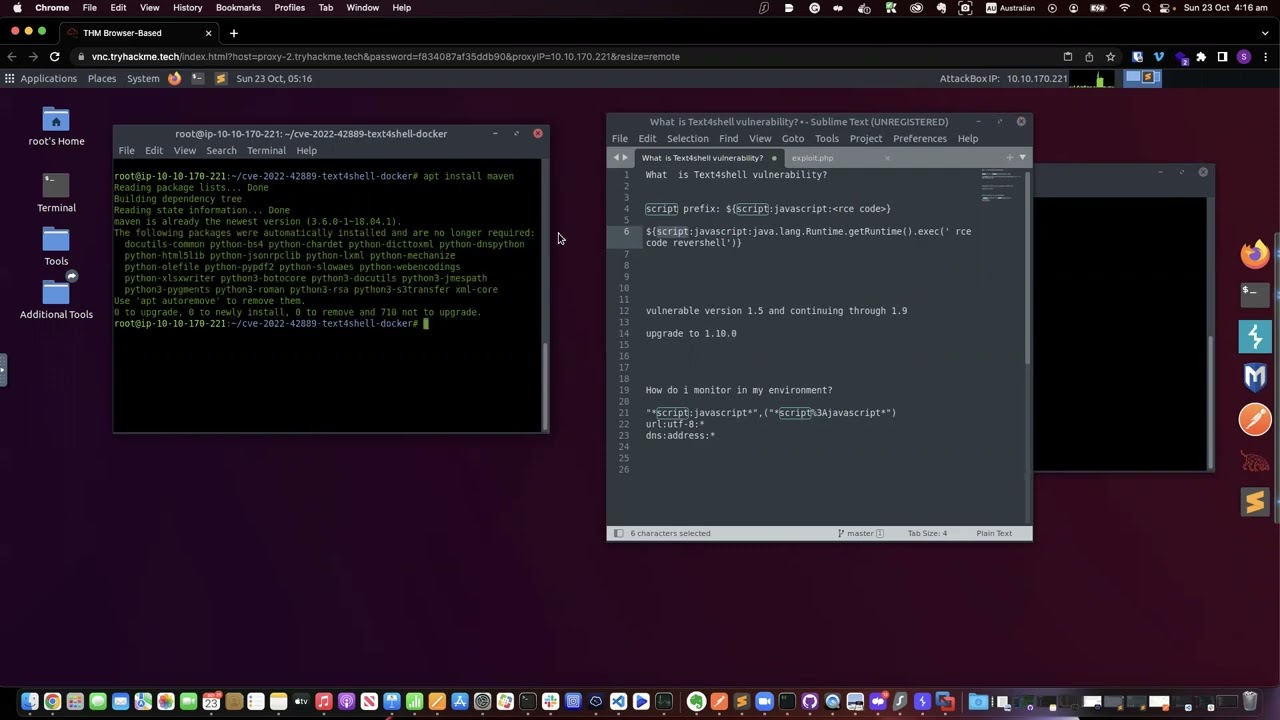 text4shell - cve-2022-42889 POC - YouTube