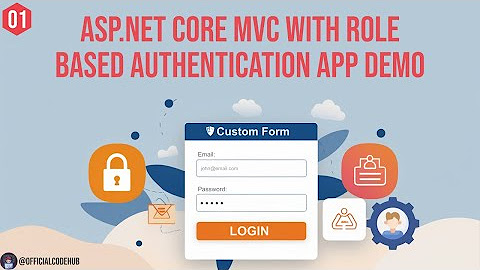 ASP.NET Core MVC with Role-Based Authentication and Authorization - YouTube