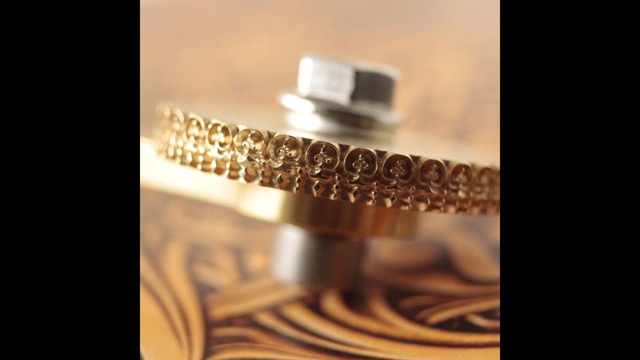 Book binding brass roller - how to use - YouTube