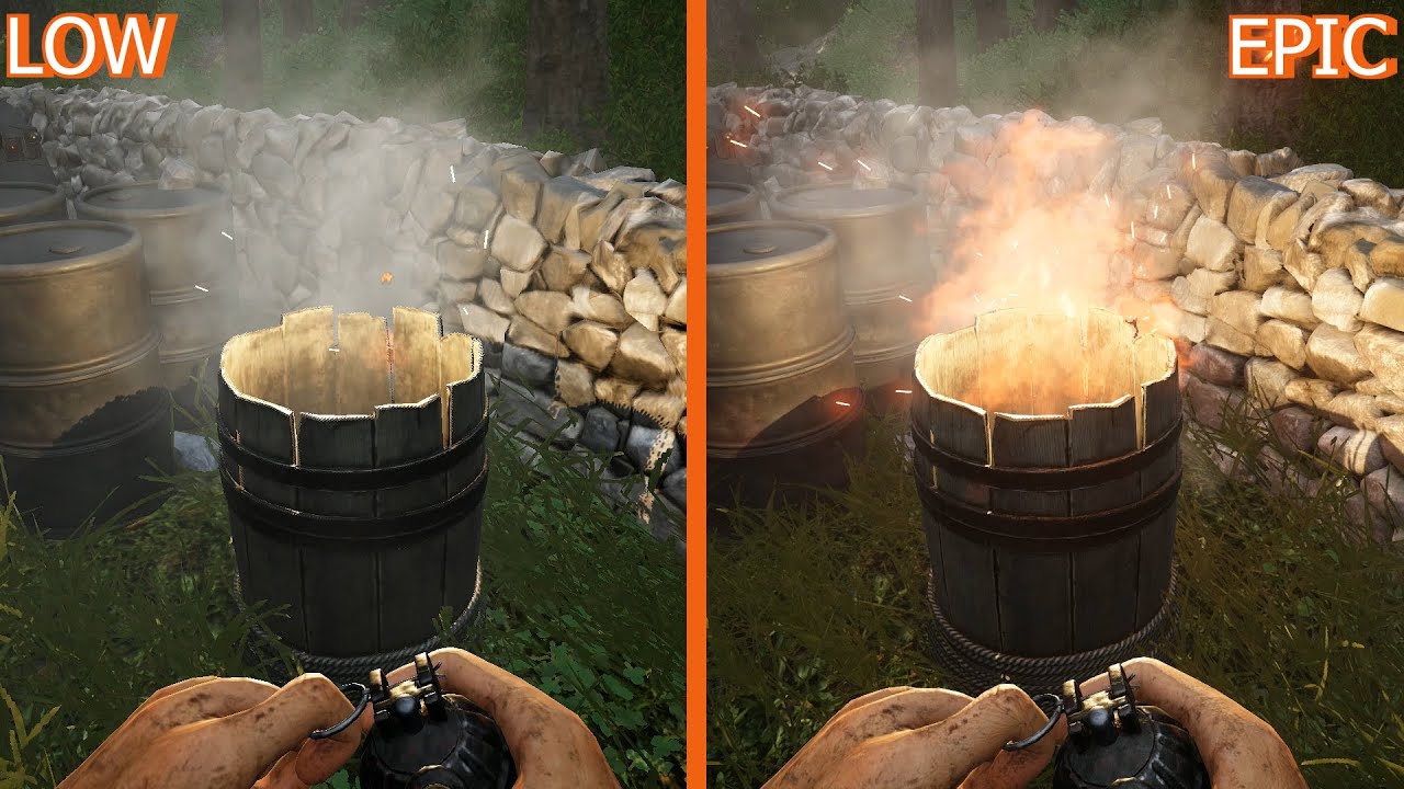 Post Scriptum | Graphics Comparison | Low vs Epic - YouTube