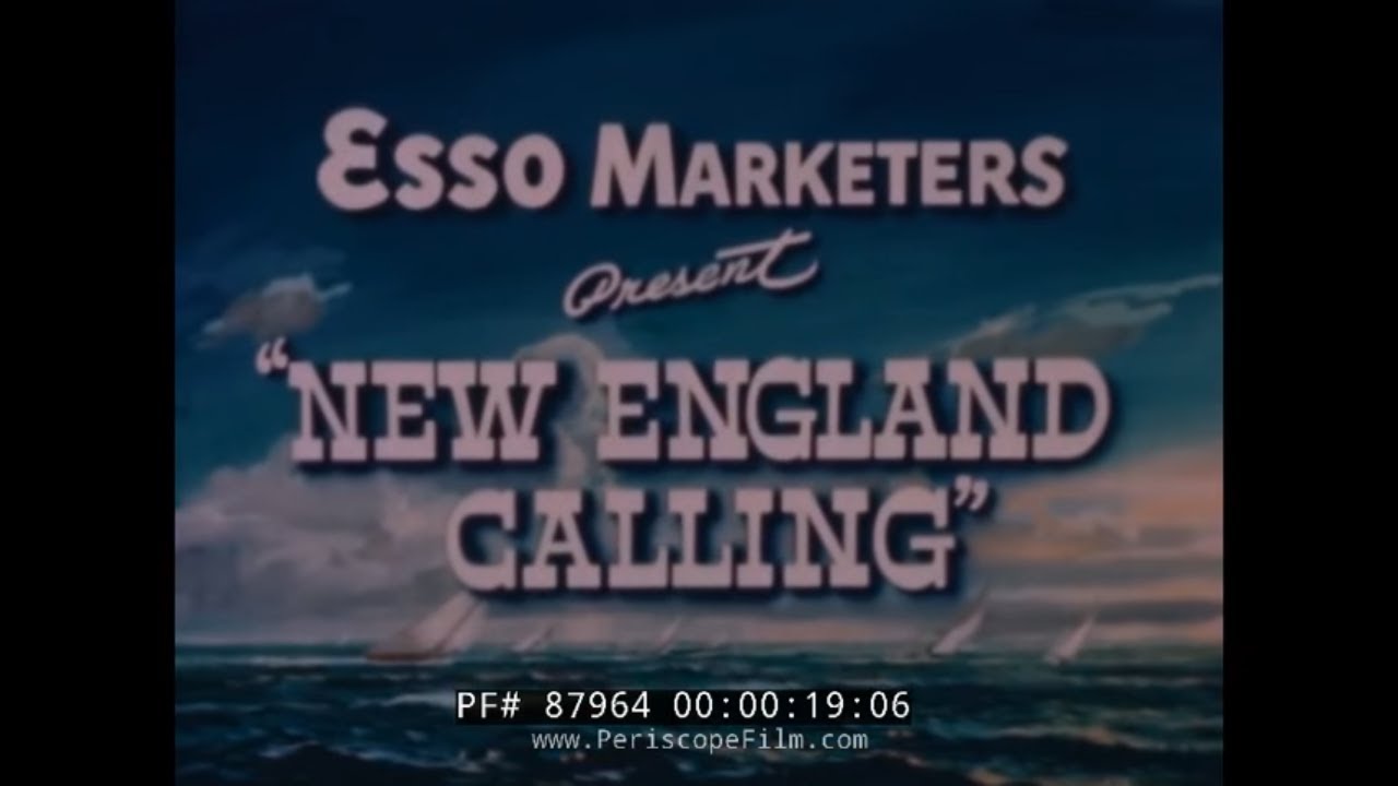 " NEW ENGLAND CALLING " 1949 MAINE, VERMONT, NEW HAMPSHIRE ...