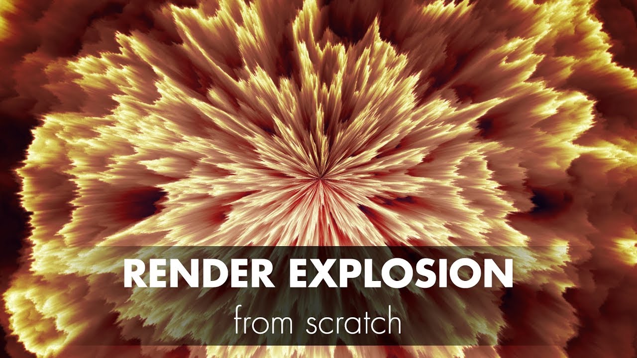 Photoshop Render explosion from scratch - YouTube