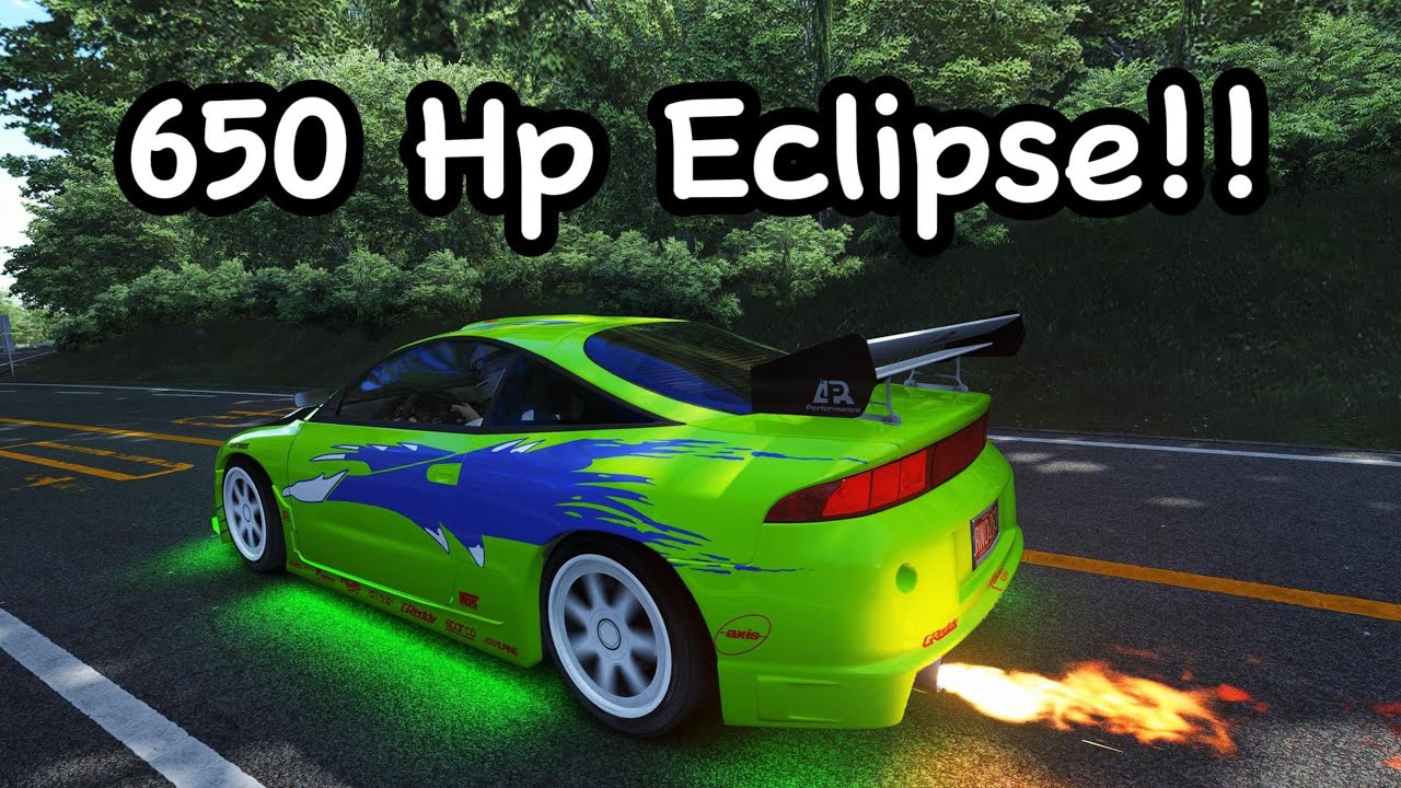 600 Hp Fast and the Furious Mitsubishi Eclipse | Assetto Corsa - YouTube