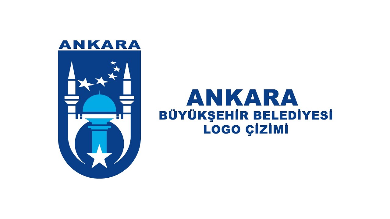 ANKARA BÜYÜKŞEHİR BELEDİYESİ LOGOSU VEKTÖREL ÇİZİM - YouTube