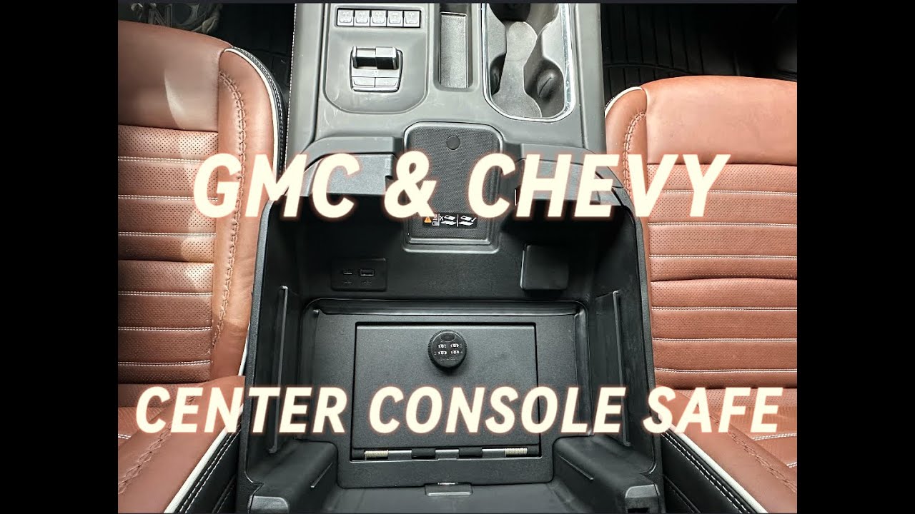 GMC & CHEVY CENTER CONSOLE SAFE INSTALL - YouTube